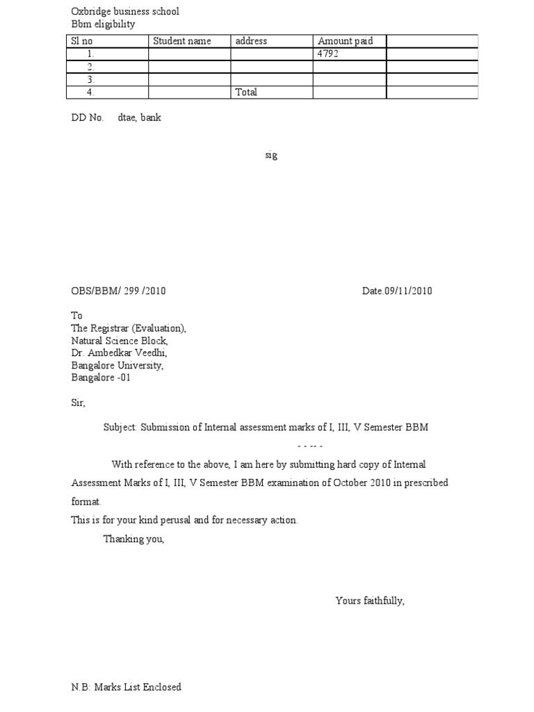 Letter Exam IA Nov10 | PDF
