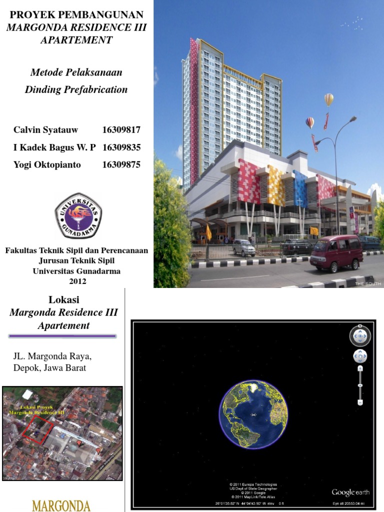 Metode Prefabrikasi Apartemen Margonda | PDF | Seni | Komputer