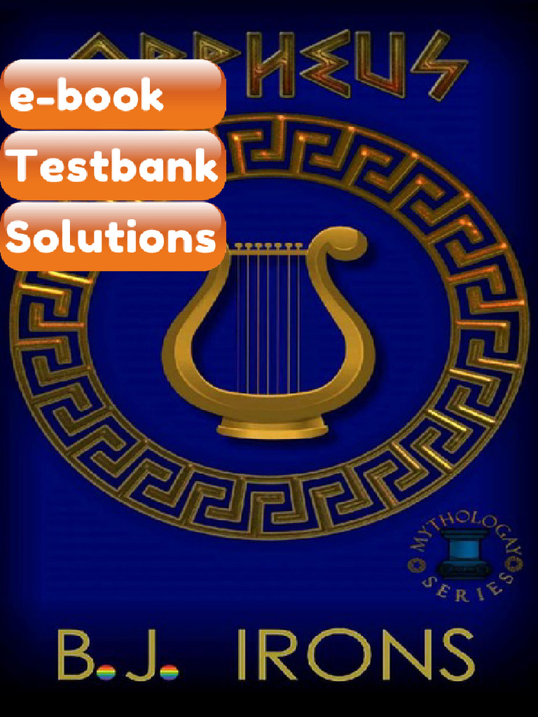 Testbank Orpheus Greek Mythology Gay Retelling Book of the Mythologay ...