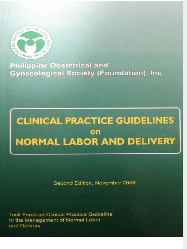 CPG-Normal Labor & Delivery | PDF | Childbirth | Obstetrics