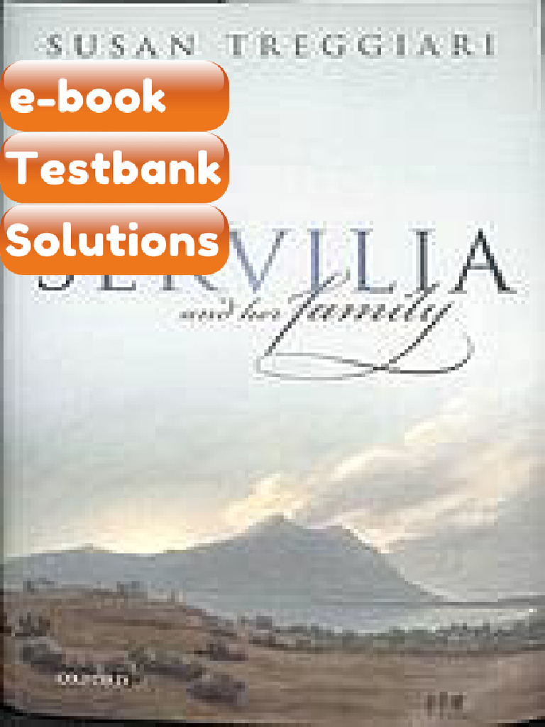 Testbank Servilia and Her Family 1st Edition Download | PDF | Julius ...