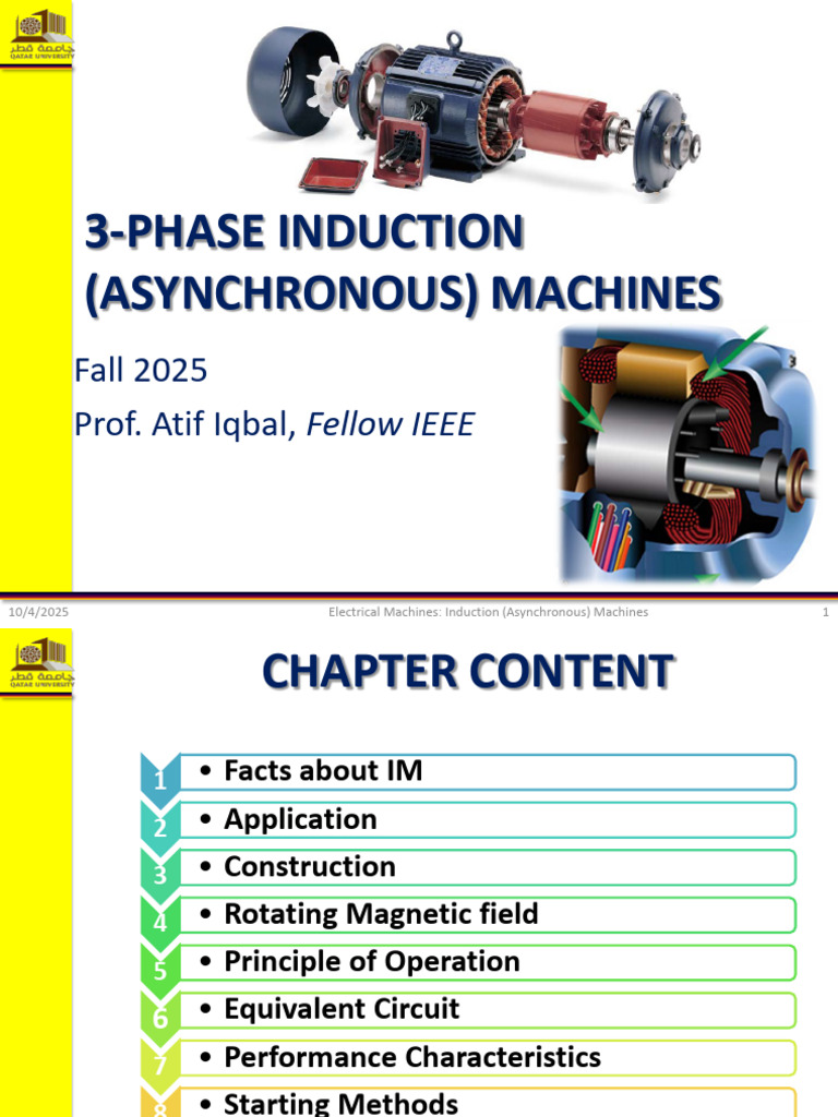 Chapter 6 Induction Motors Final | PDF | Electric Motor ...