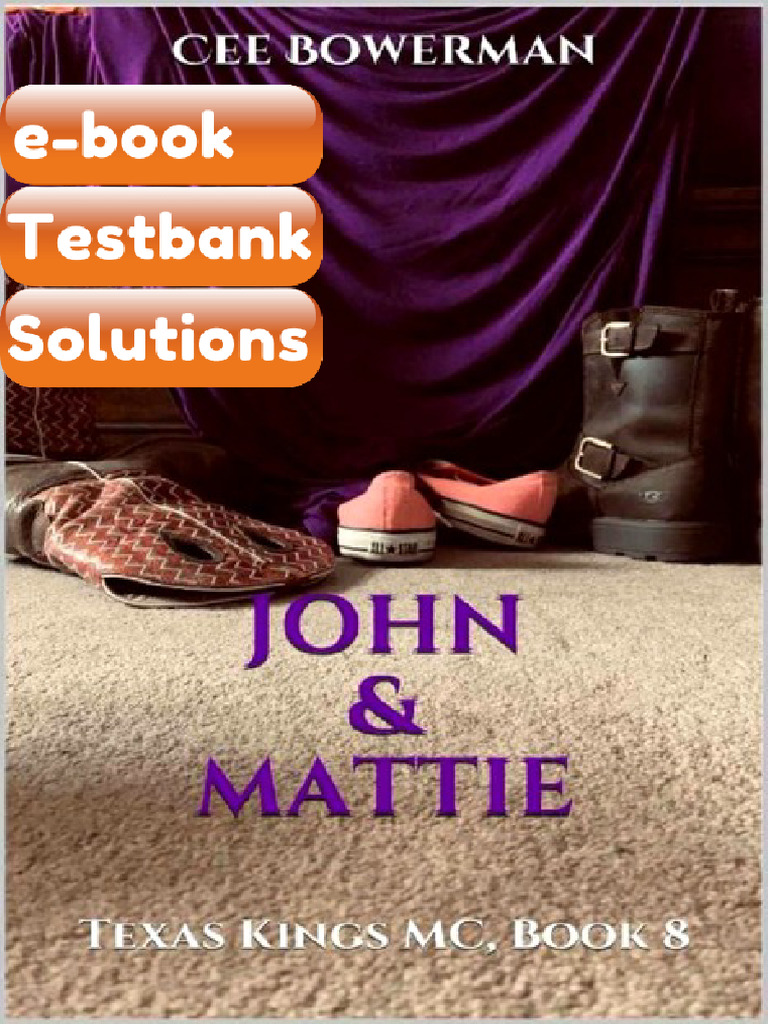 Testbank John Mattie Texas Kings MC Book 8 Cee Bowerman Download | PDF ...