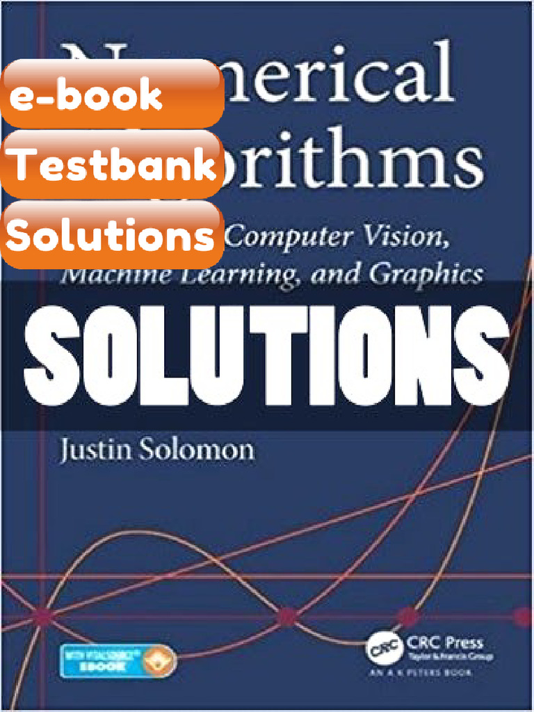 Testbank Numerical Algorithms Methods For Computer Vision Machine ...