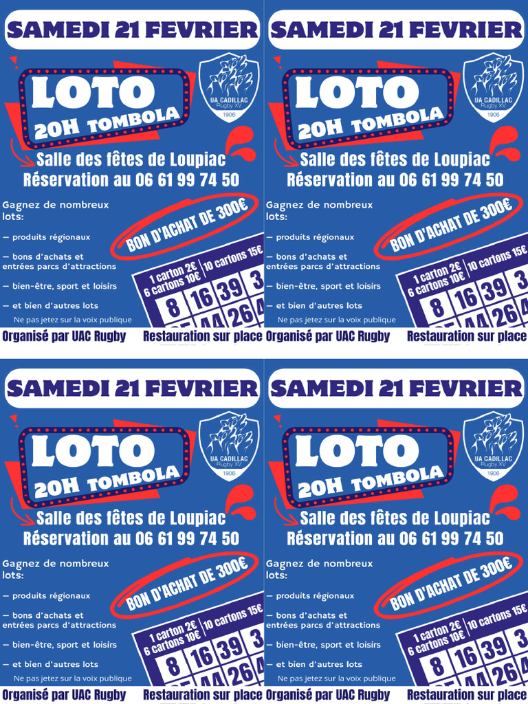 Flyer Loto 2025-2026 | PDF
