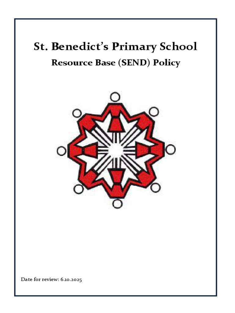 Resource Base Policy 2025 | PDF | Special Education | Individualized ...