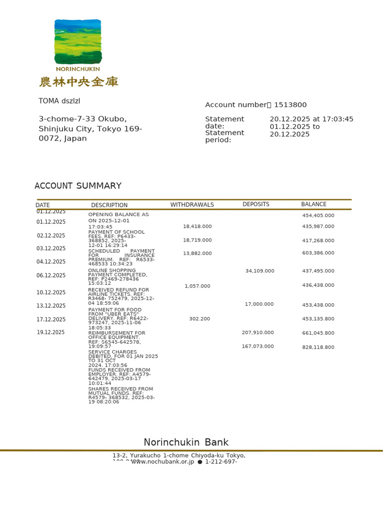 843615777-679770096-Japan-Norinchukin-Bank-statement-pdf-20250323 ...