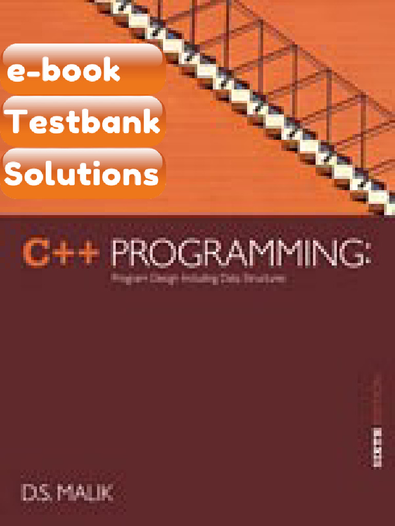 Testbank C Programming Program Design Including Data Structures 6th ...