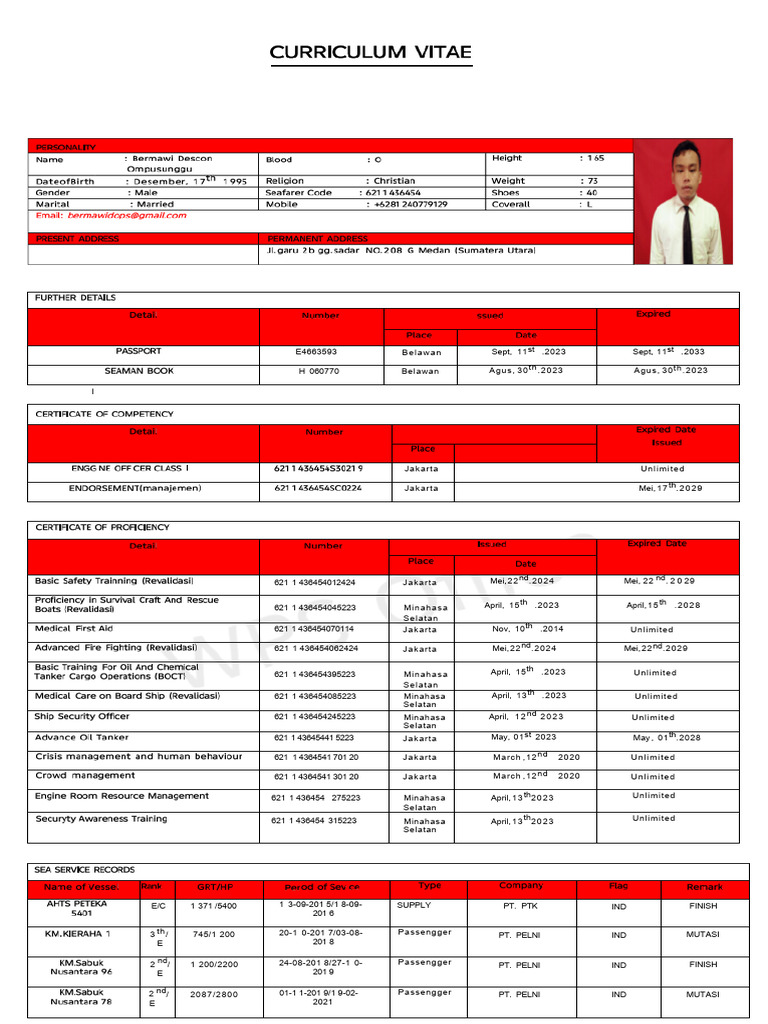 CV Update | PDF
