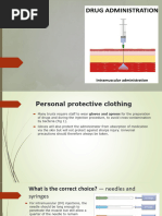 Pediatric IM Injection Guidelines | PDF | Injection (Medicine) | Pediatrics