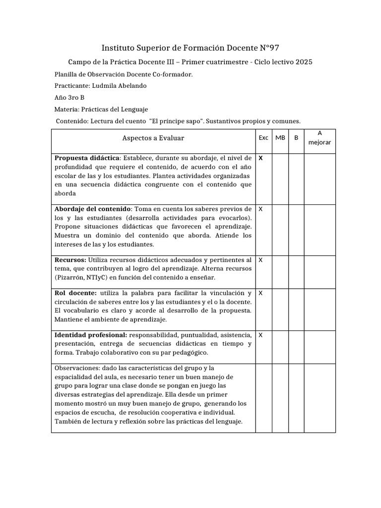 Practicante 3ro B 2025 | PDF