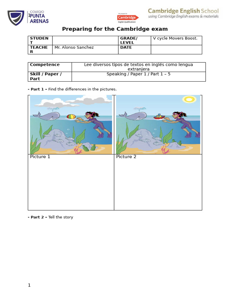 Worksheet #4 - Preparing For The Cambridge Exam | PDF