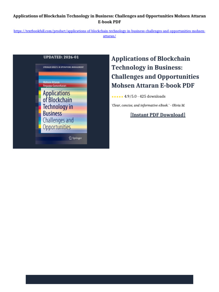 Applications of Blockchain Technology in Business: Challenges and ...