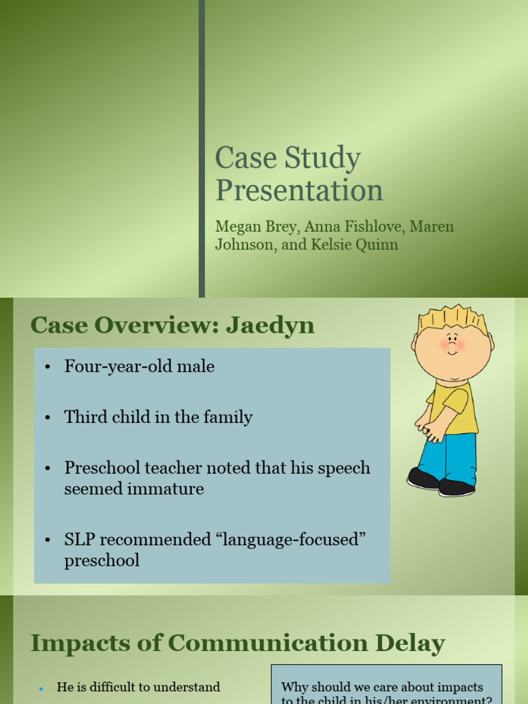 Case Study Presentation Portfolio | PDF | Syllable | Speech
