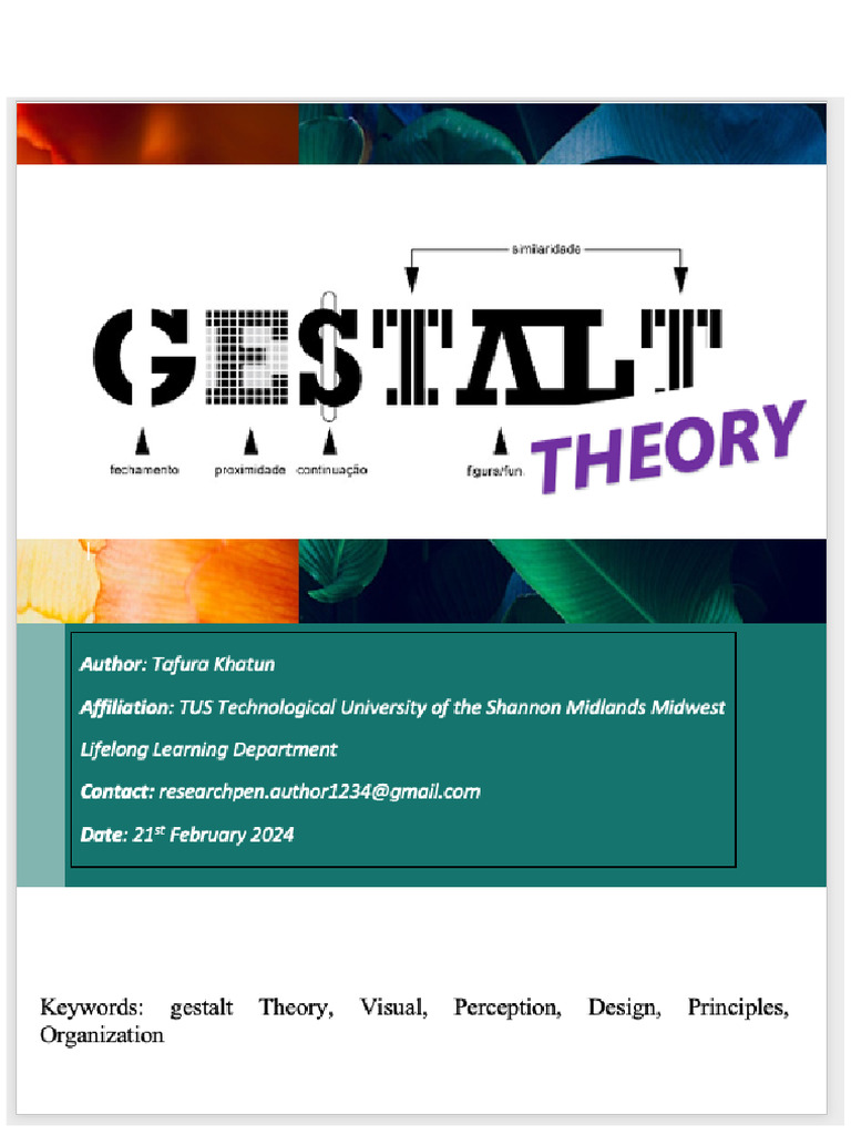 Exploring the Fundamentals of Gestalt Theory in Visual Perception | PDF ...