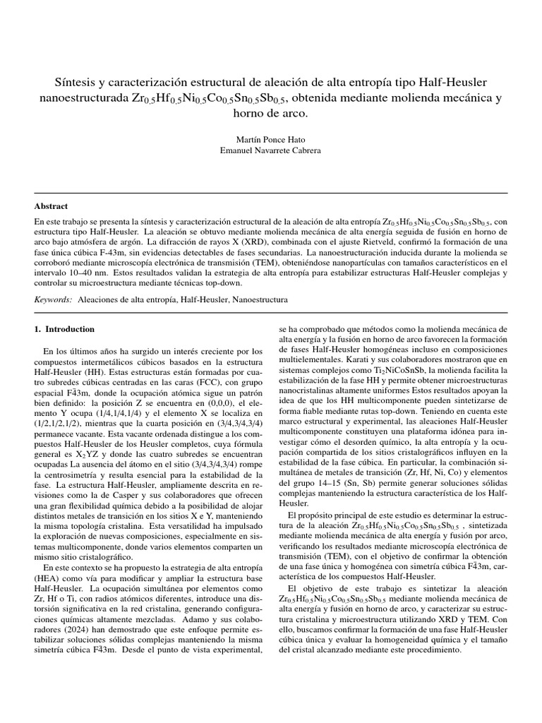 Elsevier Annals of Physics Journal Template | PDF | Nanopartículas ...