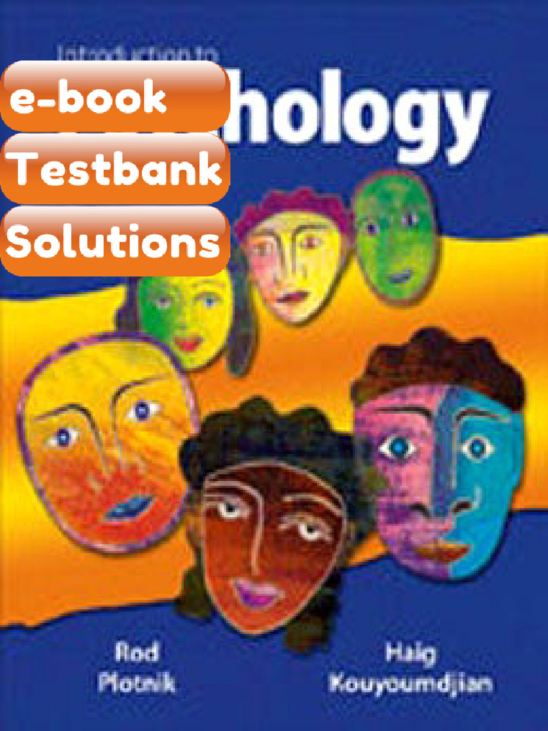 Testbank Introduction To Psychology 9E Plotnik Fast Download | PDF