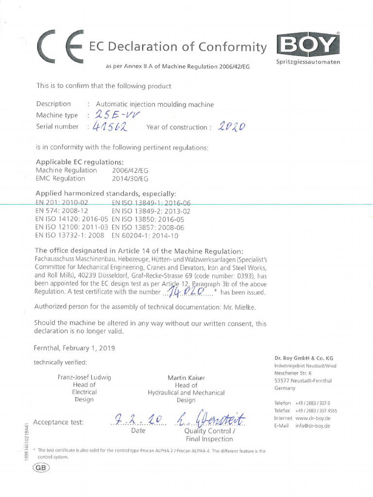 CE Declaration of Conformity and KC Sheets | PDF