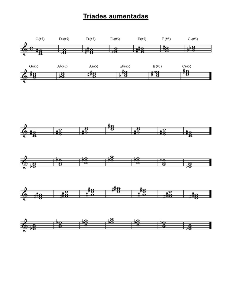 9 - Tríades aumentadas | PDF
