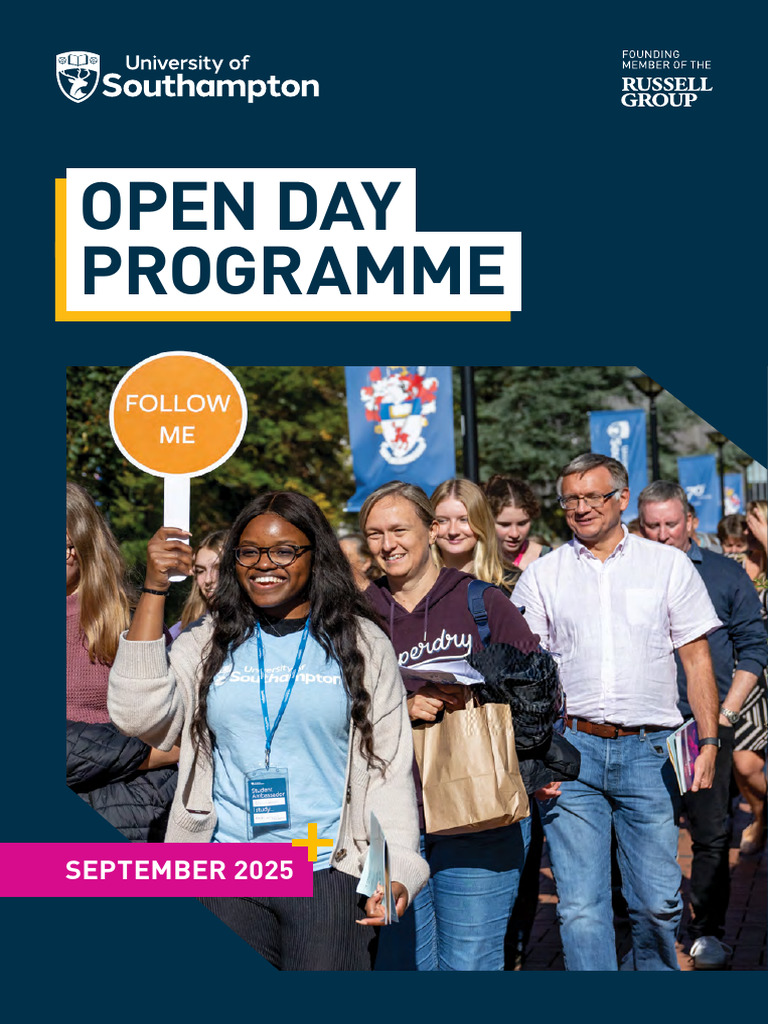 2025 Open Day Sept Programme | PDF