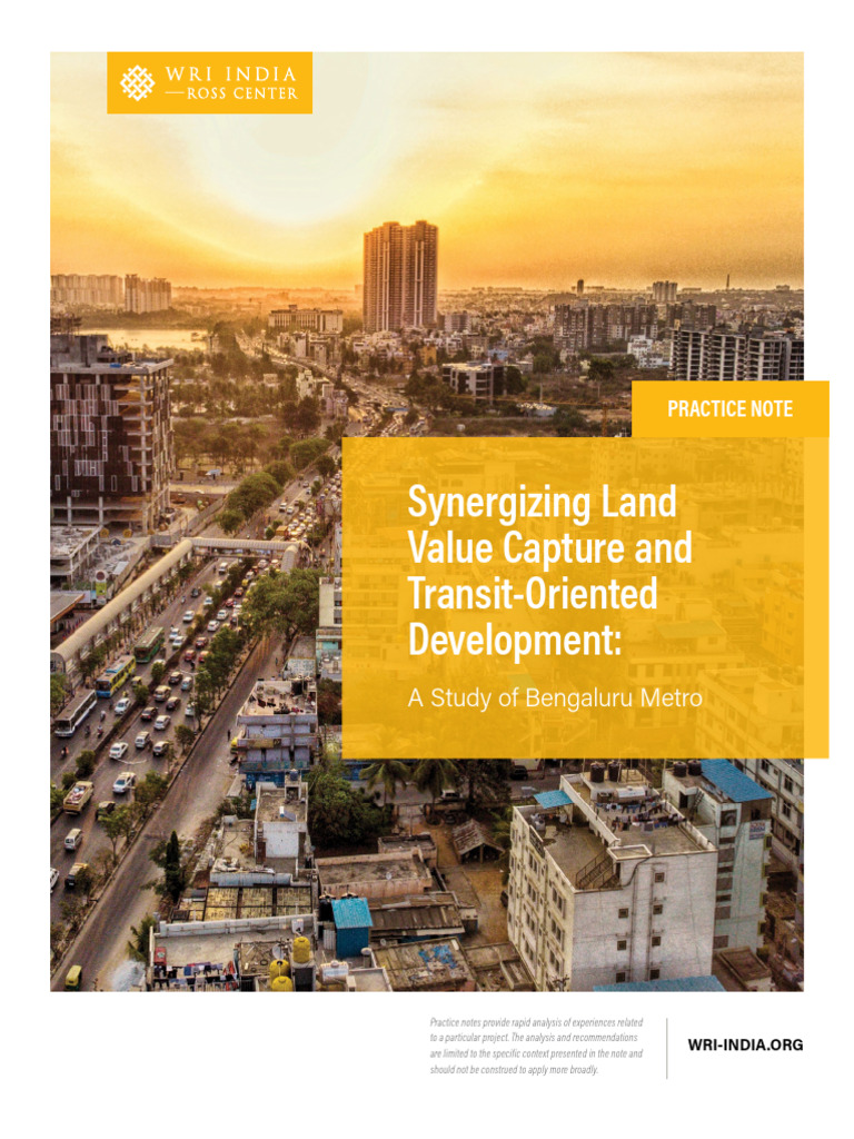 Synergizing Land Value Capture Tod | PDF | Taxes | Rapid Transit
