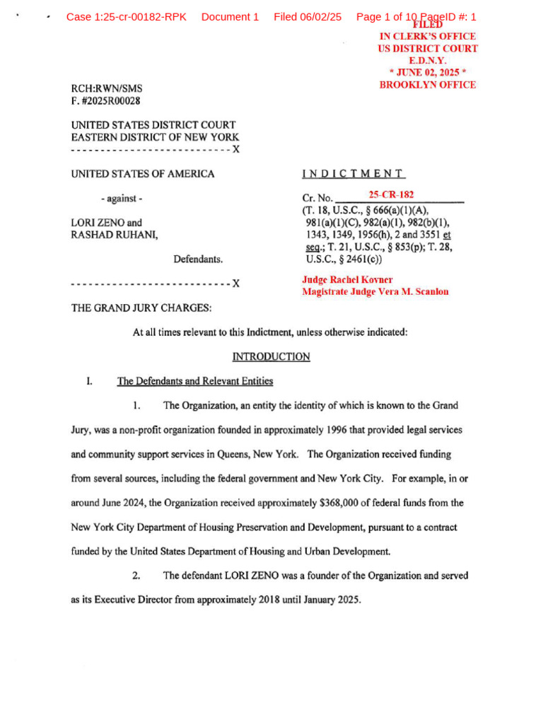 Gov Uscourts Nyed 532138 1 0 | PDF | Mail And Wire Fraud | Crimes