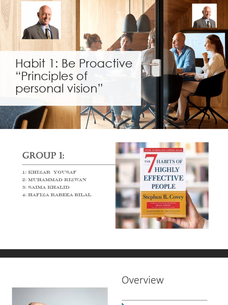 Habit 1be Proactive | PDF | Behavioural Sciences | Cognitive Science