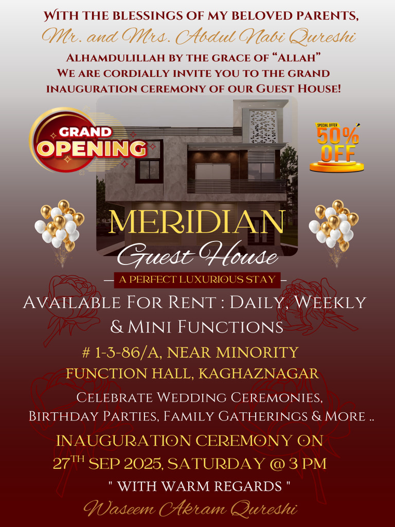 Front Page - Meridian Flyer | PDF