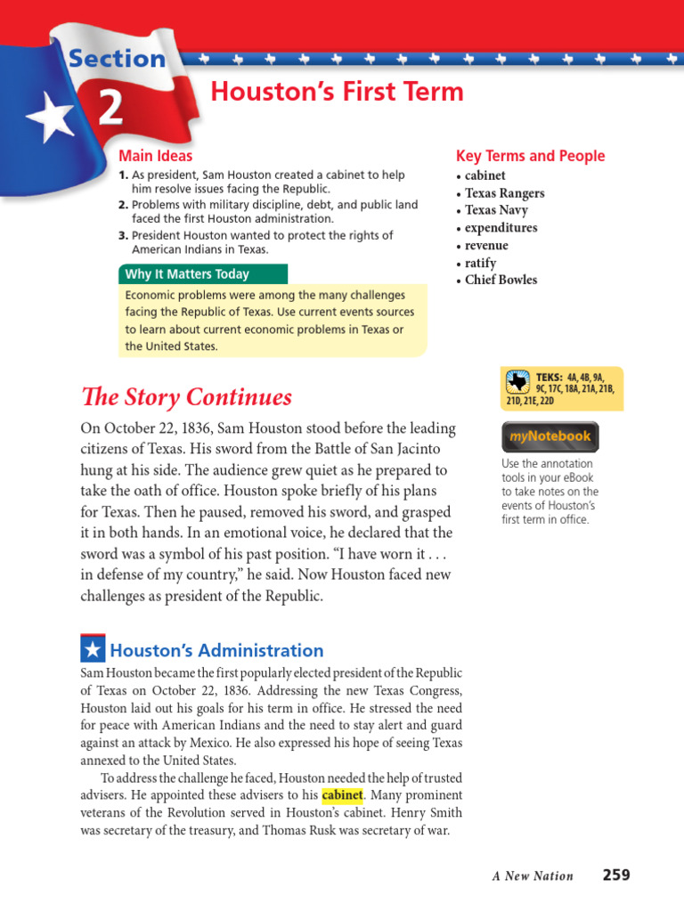 Chapter 12 Section 2 Reading | PDF | Texas
