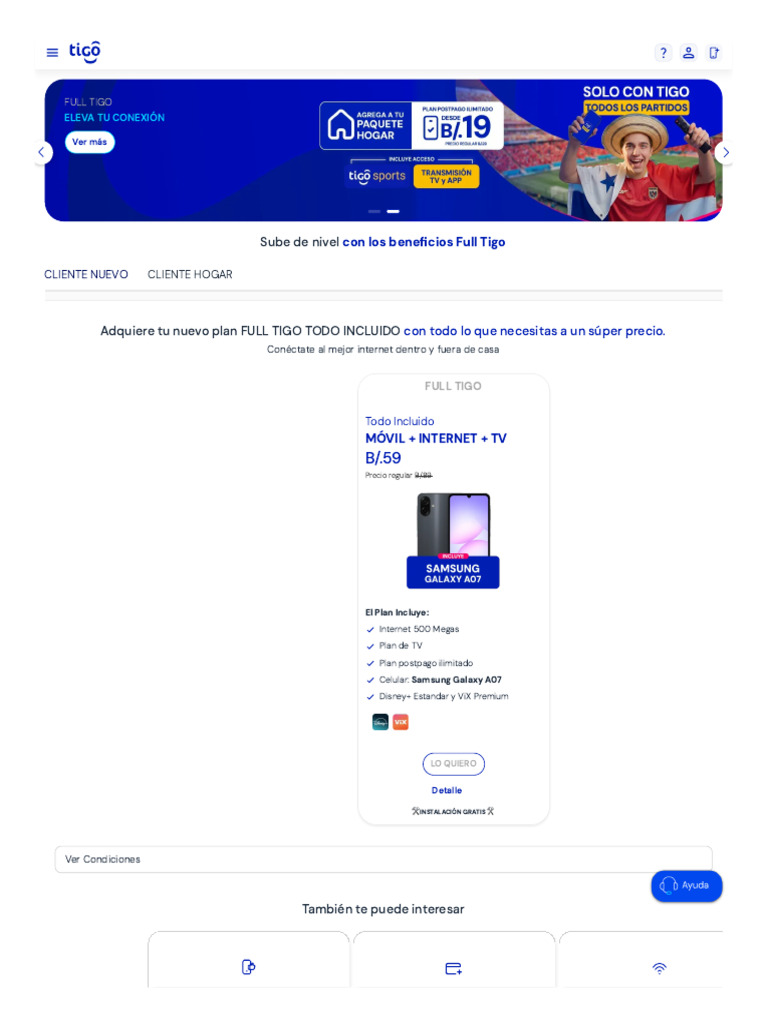 Conviértete en Full Tigo con nuestros planes _ Tigo Panamá_ | PDF ...