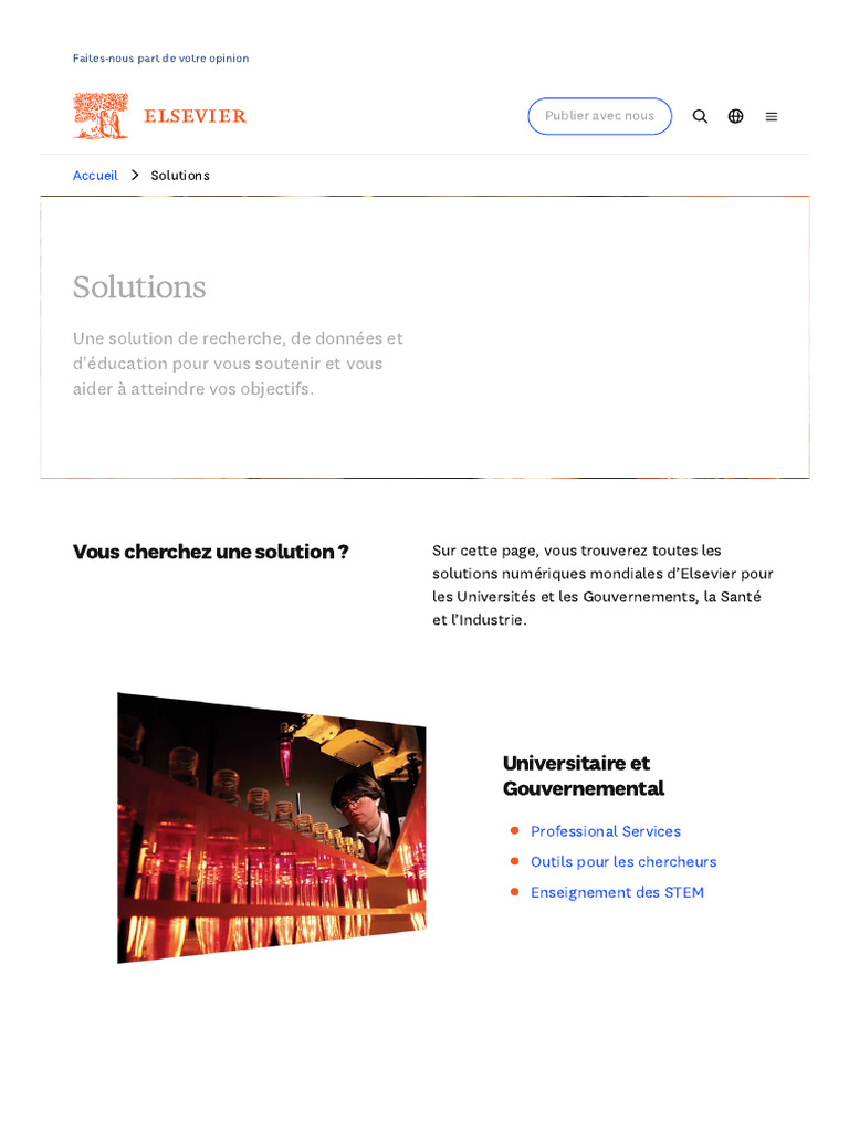 Elsevier Solutions | PDF