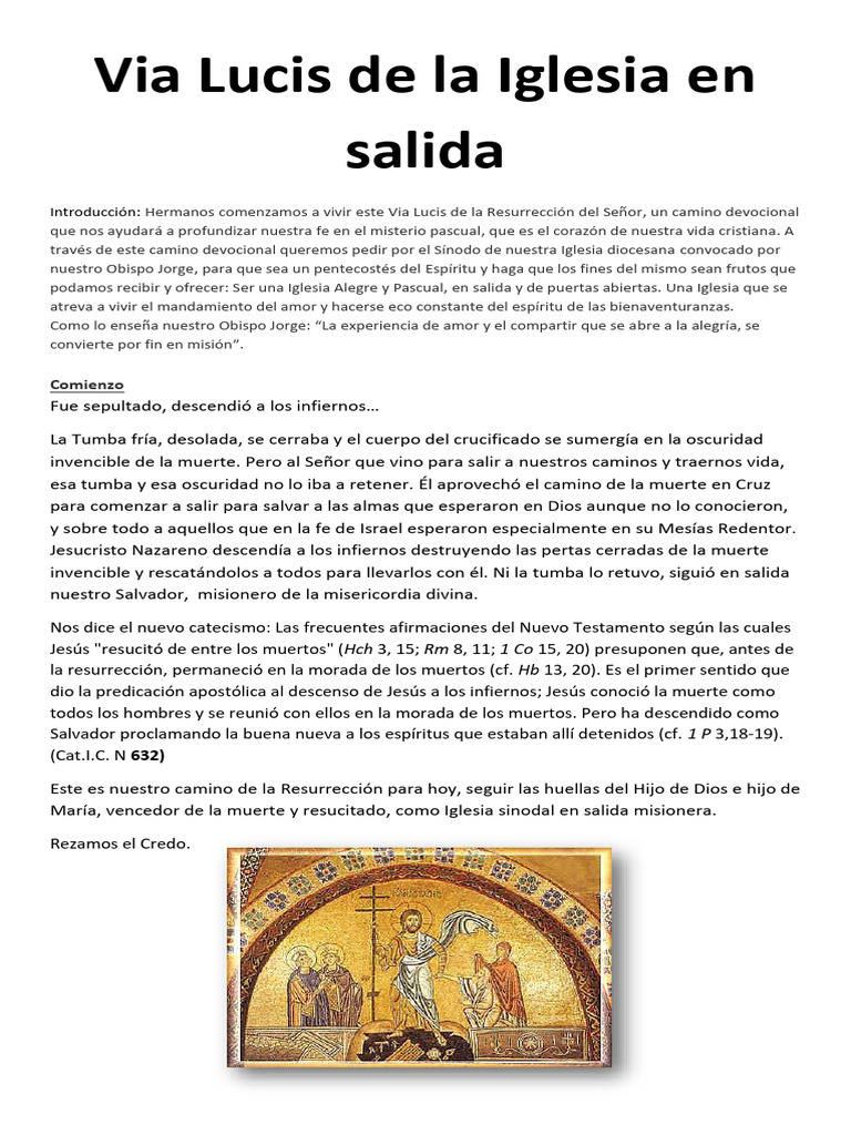 Via-Lucis-de-la-Iglesia-sinodal-en-salida | PDF | La resurrección de ...