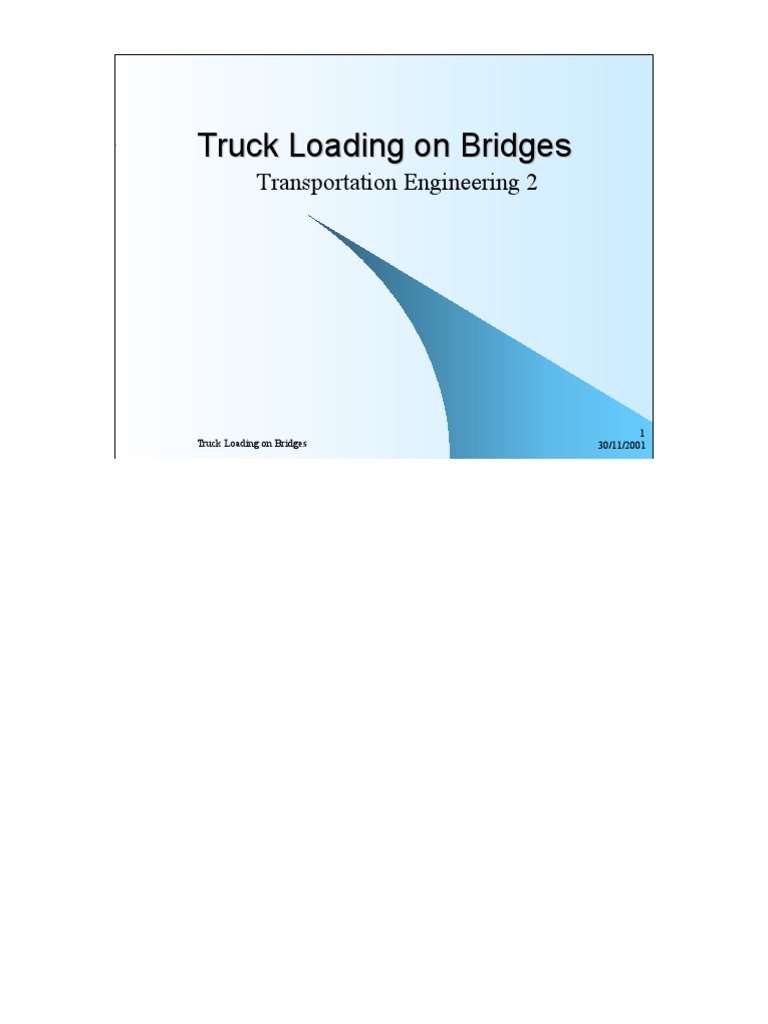 HS 20 Truck Loading | Truck | Structural Load