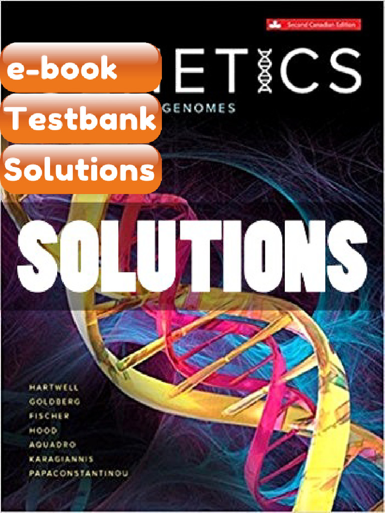 Testbank Genetics 2 Ed Hartwell Fast Download | PDF | Subscription ...