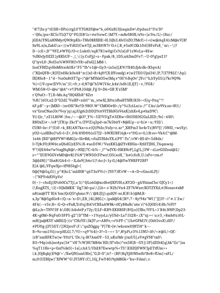 Random Symbols 3 | PDF