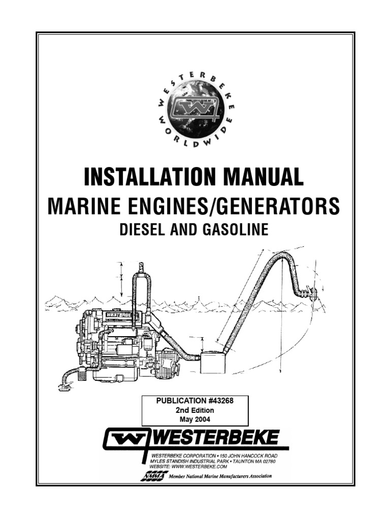 Westerbeke Marine Engine Installation Manual | PDF | Exhaust Gas | Engines