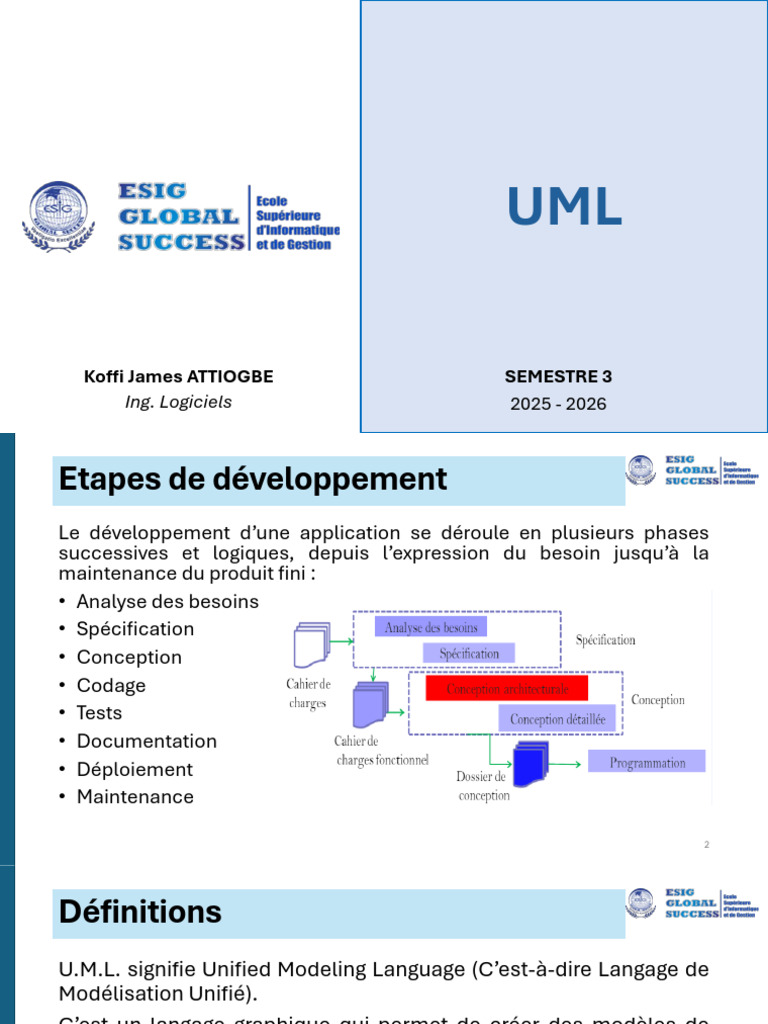 Uml 1 | PDF | Langage de Modélisation Unifié | Programmation orientée objet
