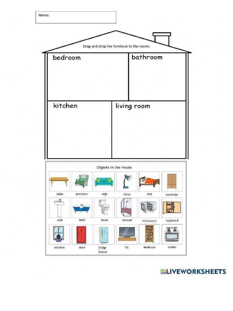 Parts of the House and Furniture 5 y 6 | PDF