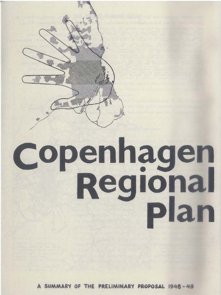 Copenhagen Regional Plan 1947 (Fingerplan) - English Summary | PDF