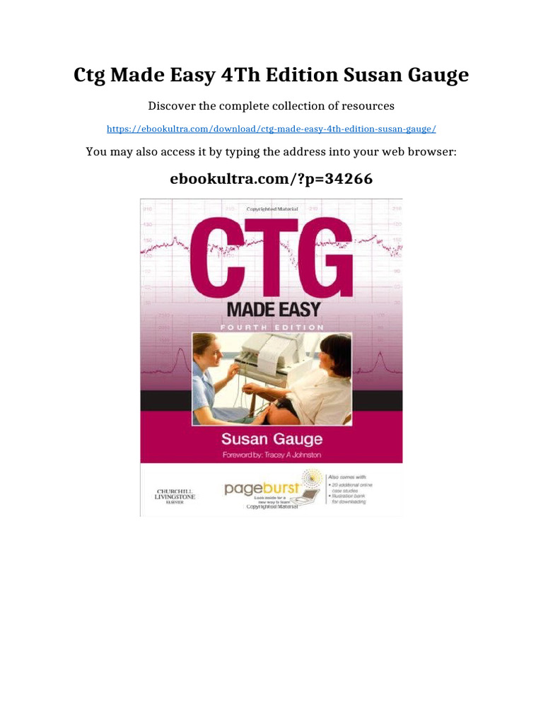 CTG made easy 4th Edition Susan Gauge sample | PDF
