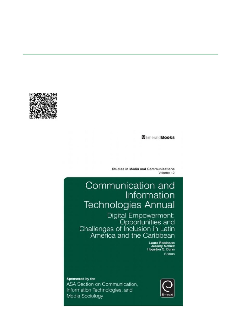 Communication and Information Technologies Annual Digital Empowerment ...