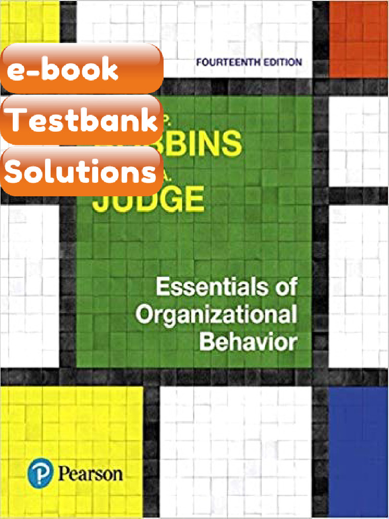 Testbank Essentials of Organizational Behavior 14th Edition by Stephen ...