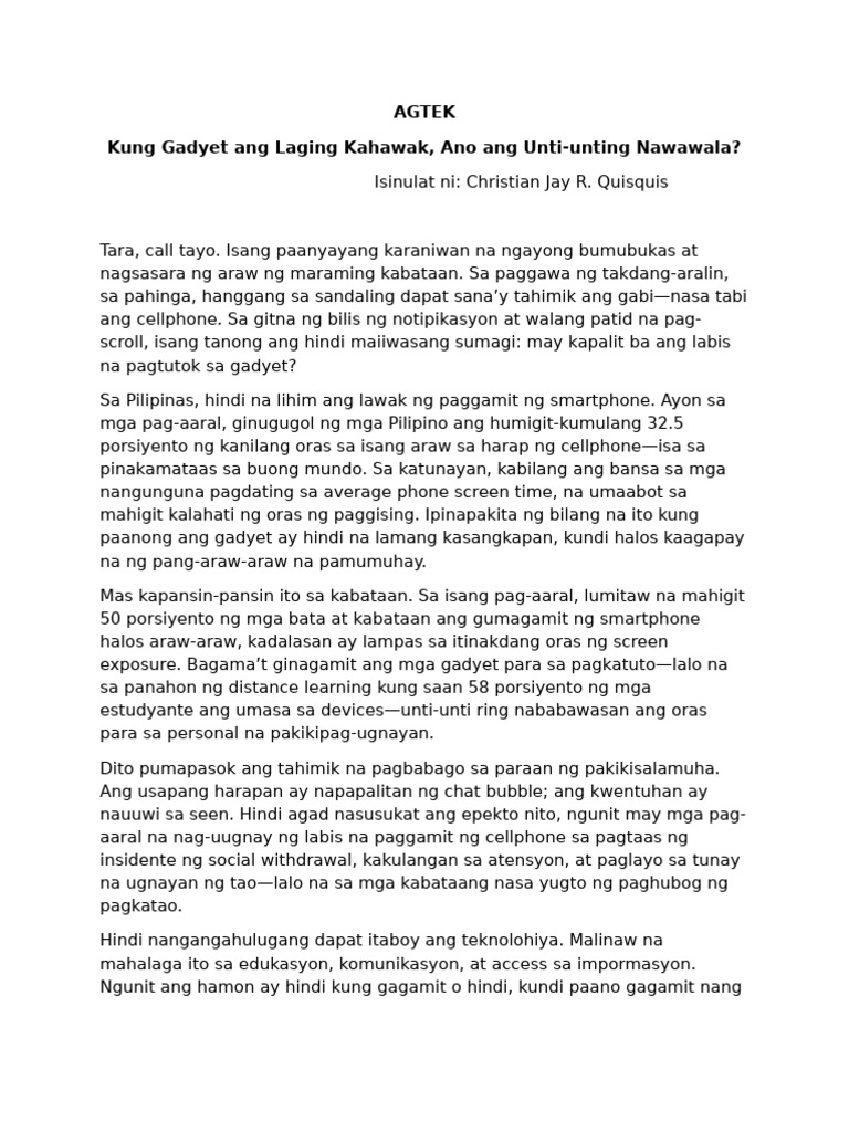 CDP Agtek- Lathalain- Editorial - News - Sports | PDF