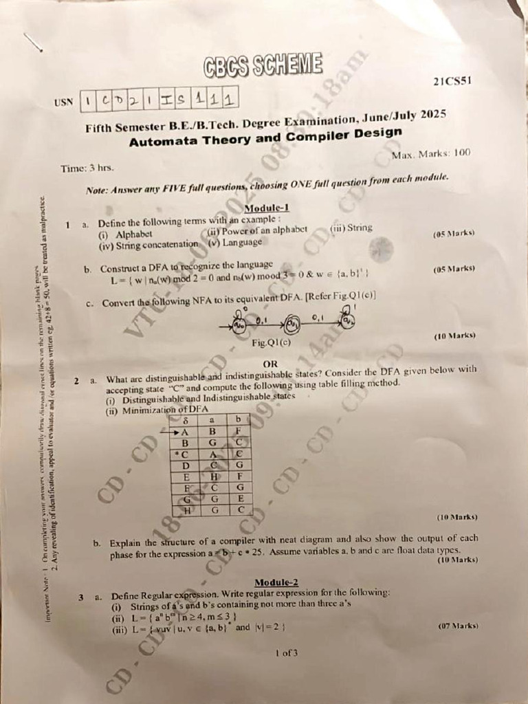 Atcd All QP | PDF