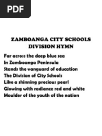 DepEd Albay Hymn Lyrics | PDF