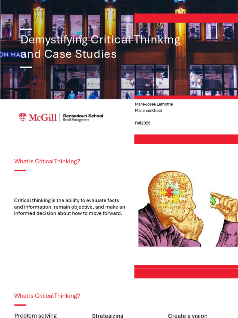Demystifying Case Studies | PDF | Critical Thinking | Thought