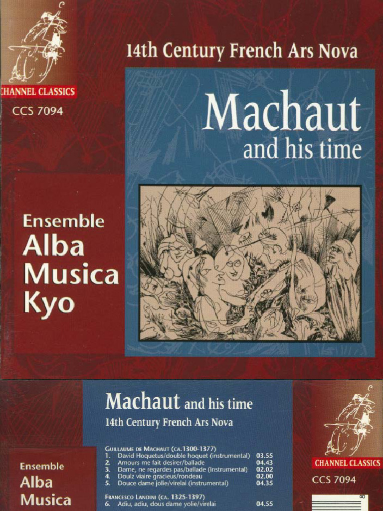 Machaut and His Time 14th Century French Ars Nova | PDF