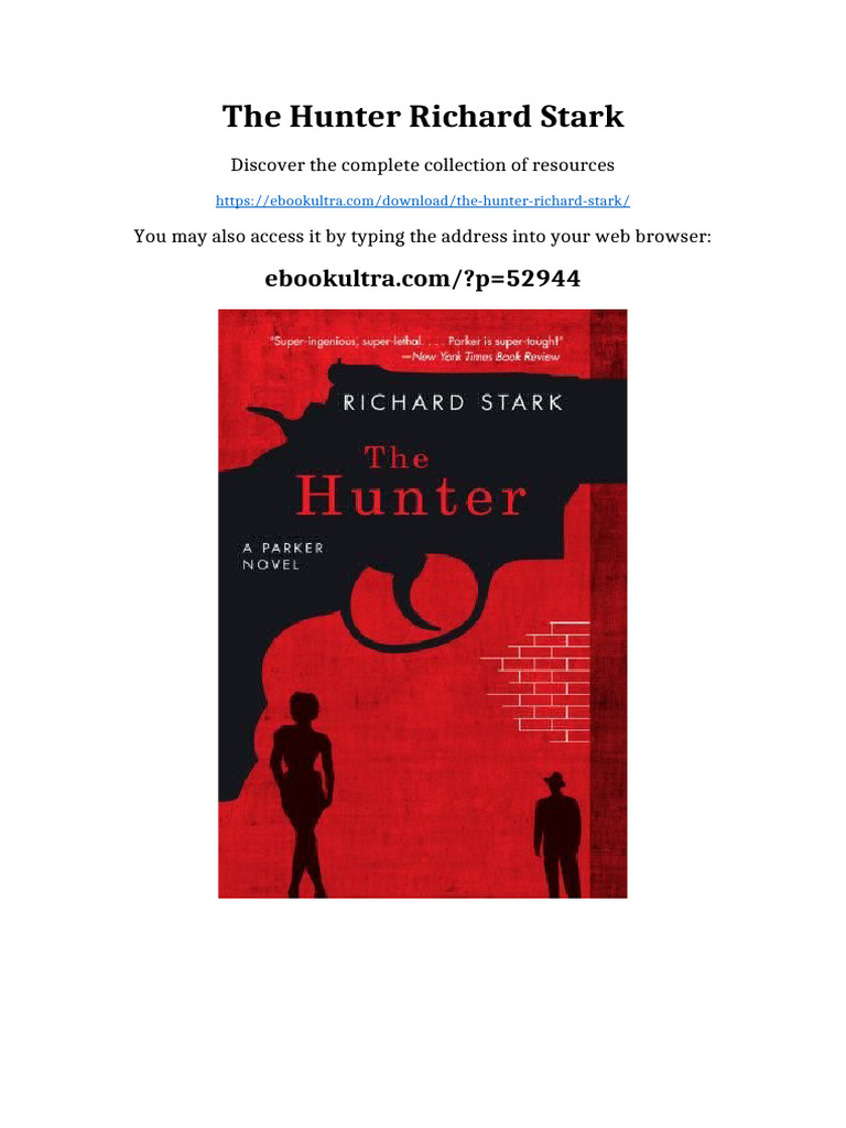 The Hunter Richard Stark Digital Download | PDF | Property ...