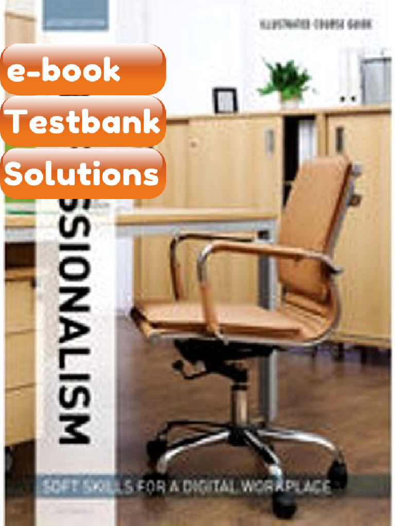 Testbank Illustrated Course Guides Professionalism Soft Skills For A ...
