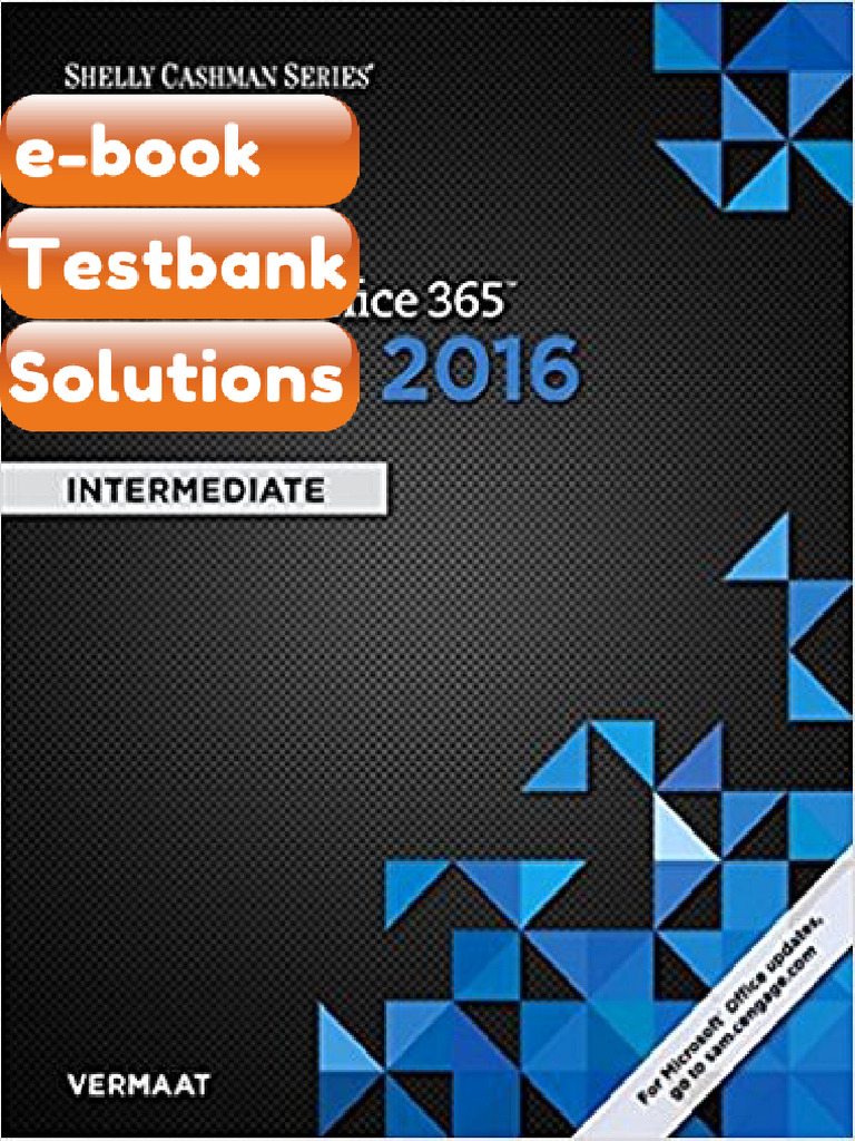 Testbank Microsoft Office 365 Word 2016 Intermediate 1st Edition by ...